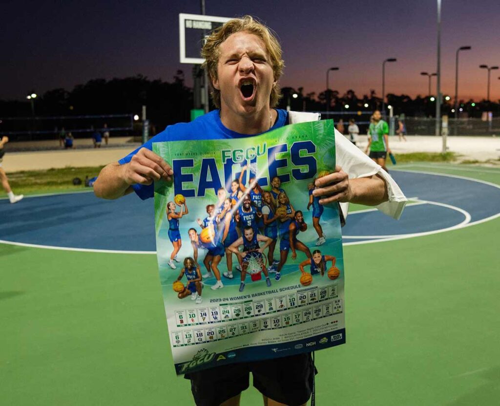 Eagles rock ROC with first-ever Basketball Block Party - FGCU 360