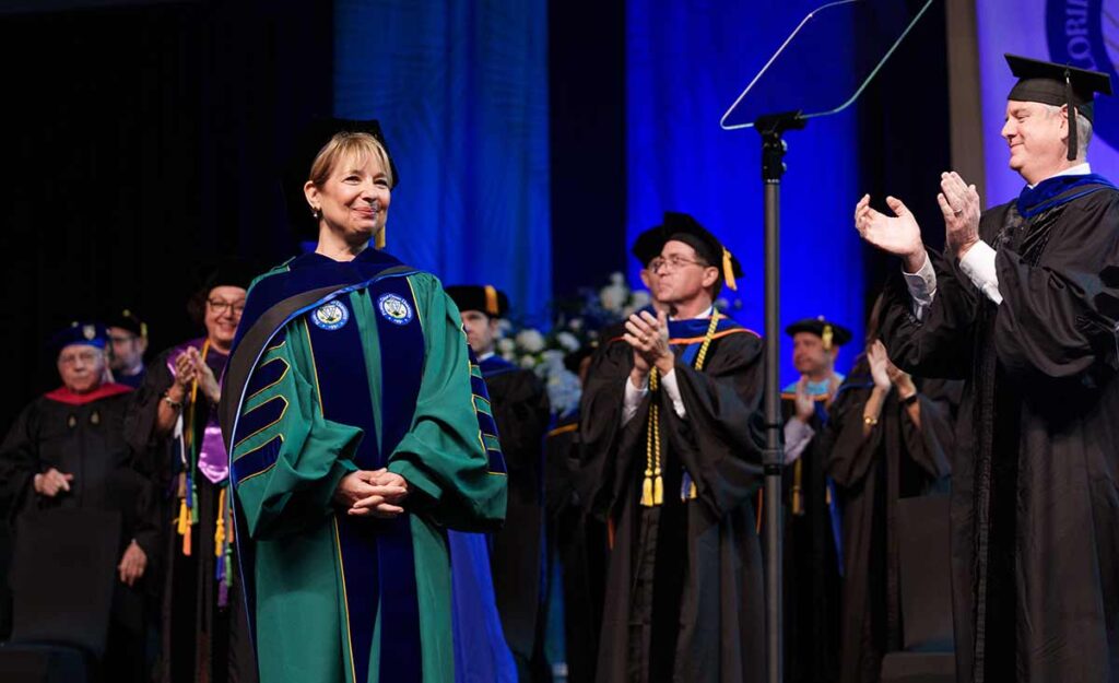 Ringing in the new year with FGCU’s newly installed president - FGCU 360